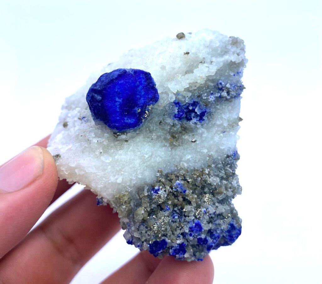 Beautiful Blue Lapis Lazurite On Matrix Specimen - Afghan Precious Minerals
