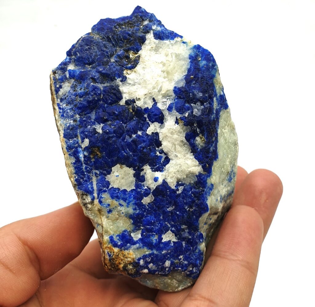 Blue Afghanite On Matrix Beautiful Specimen - Afghan Precious Minerals